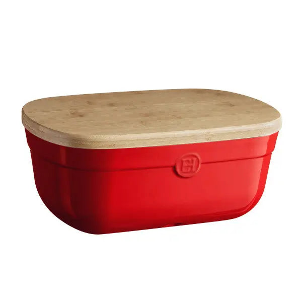 Emile Henry Bread Box - Burgundy - Simply Hospitality