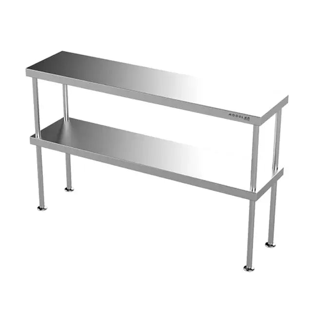 Modular Stainless Double Overshelf - Simply Hospitality